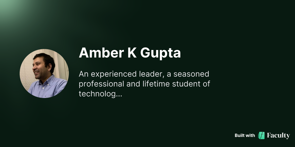 Amber K Gupta